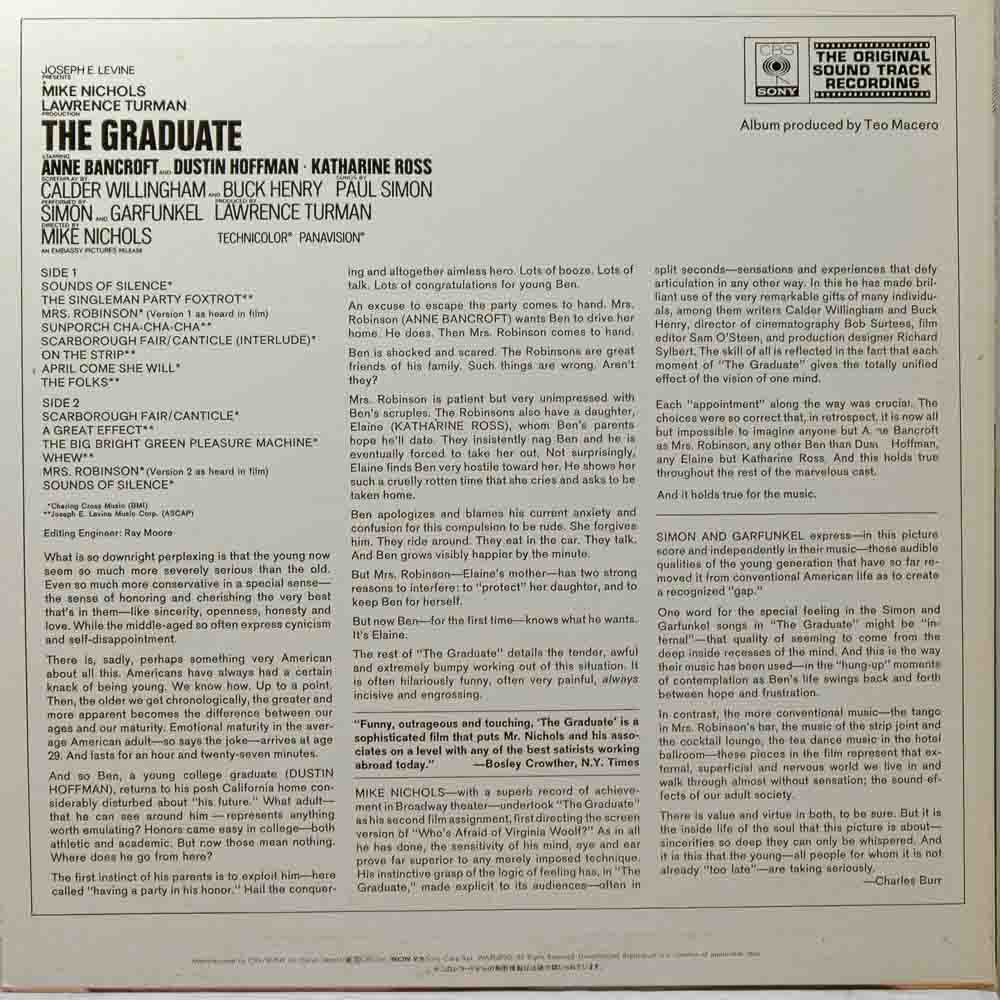 Paul Simon, Simon & Garfunkel, Dave Grusin - The Graduate: The Original ...