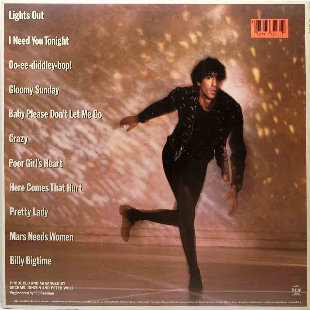 Peter Wolf - Lights Out - Raw Music Store