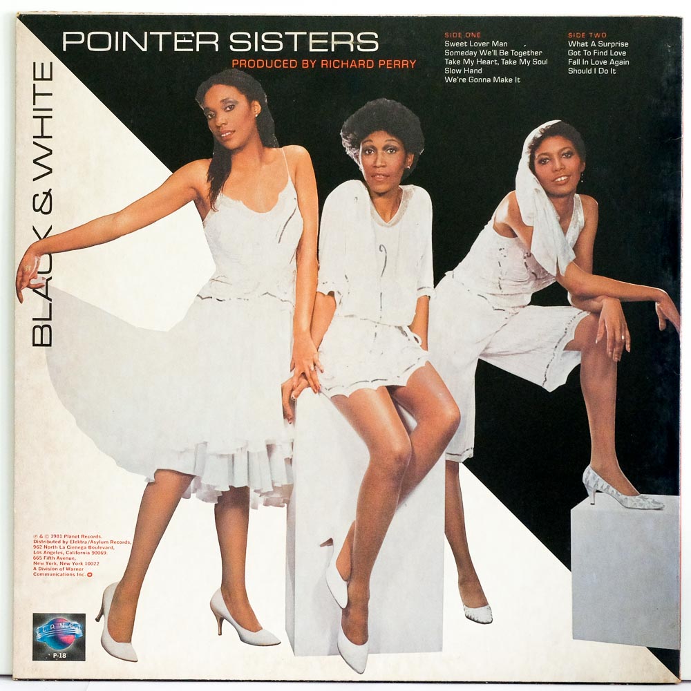 Pointer Sisters - Black & White - Raw Music Store