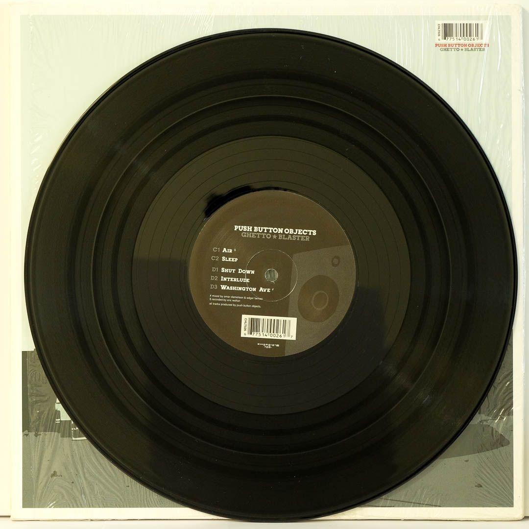 Push Button Objects - Ghetto Blaster - Raw Music Store