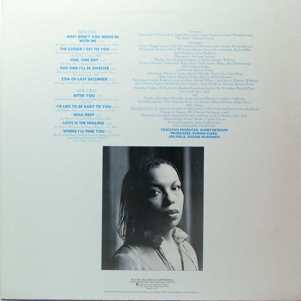 Roberta Flack - Blue Lights In The Basement - Raw Music Store