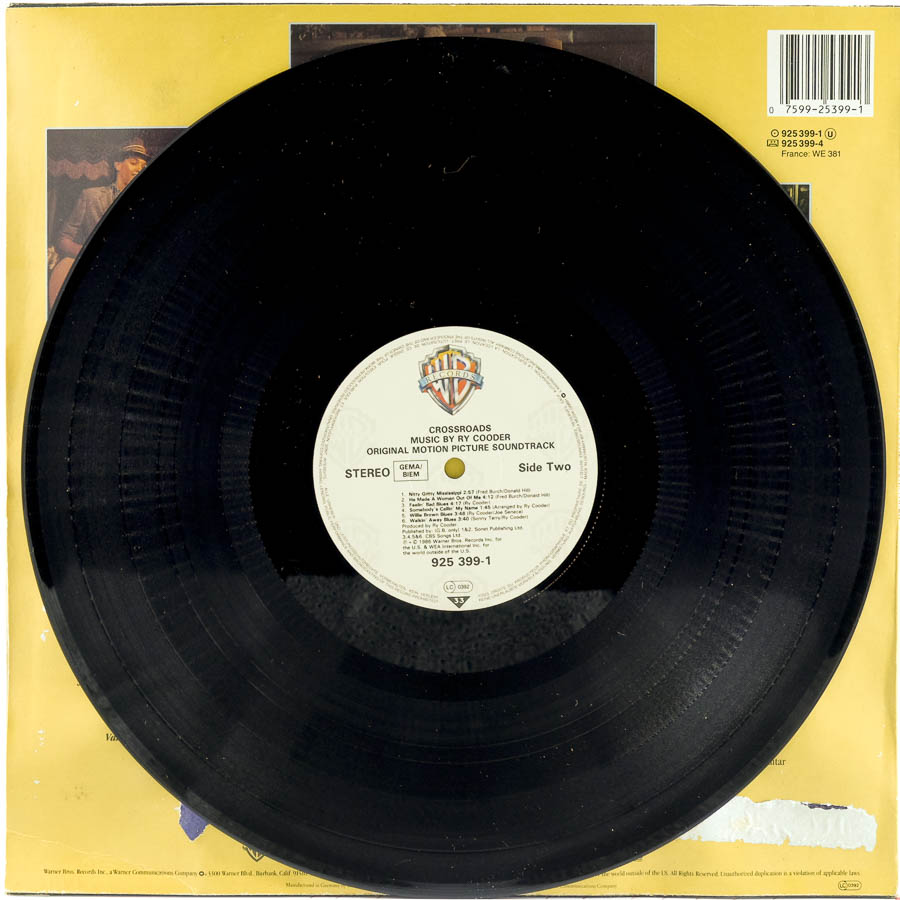 Ry Cooder - Crossroads - Original Motion Picture Soundtrack - Raw Music ...