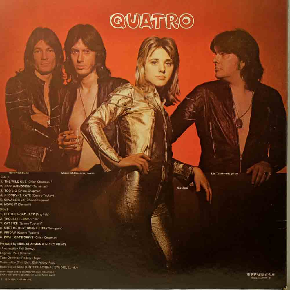 Suzi Quatro - Quatro - Raw Music Store