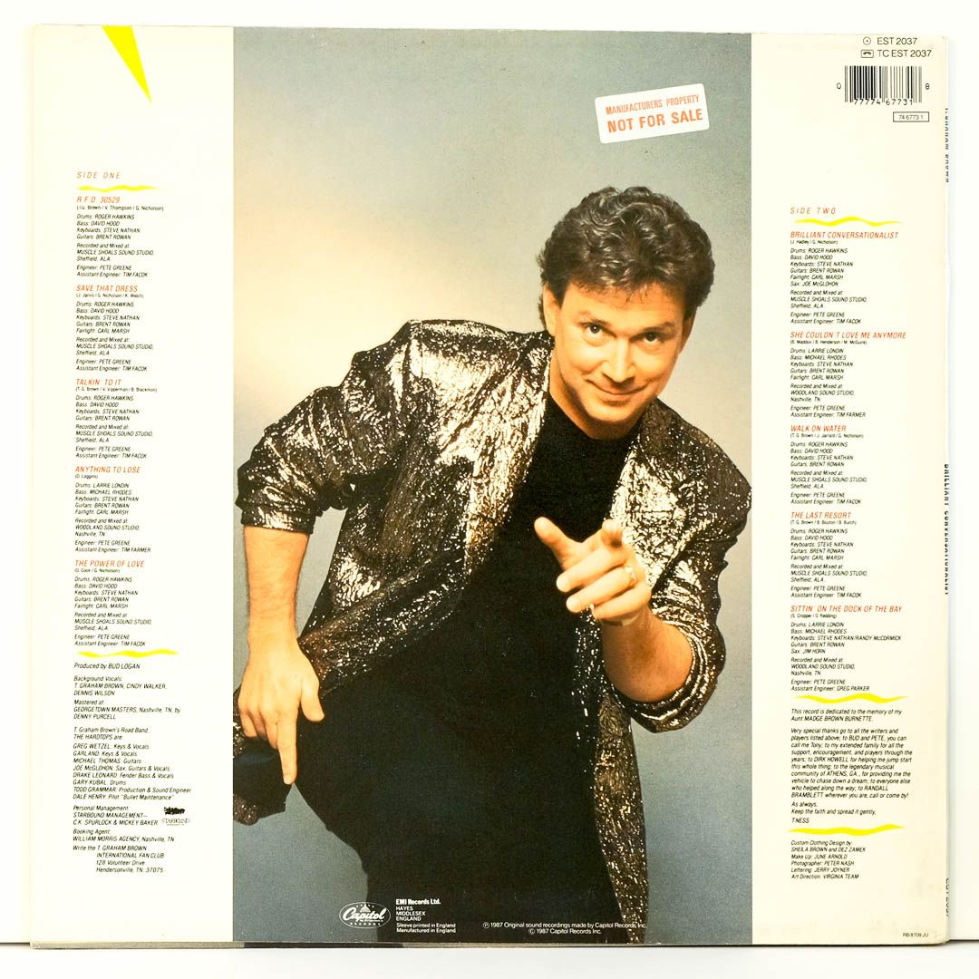 T. Graham Brown - Brilliant Conversationalist - Raw Music Store