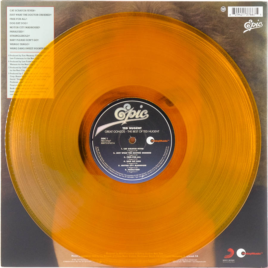 Ted Nugent - Great Gonzos! - The Best Of Ted Nugent - Raw Music Store