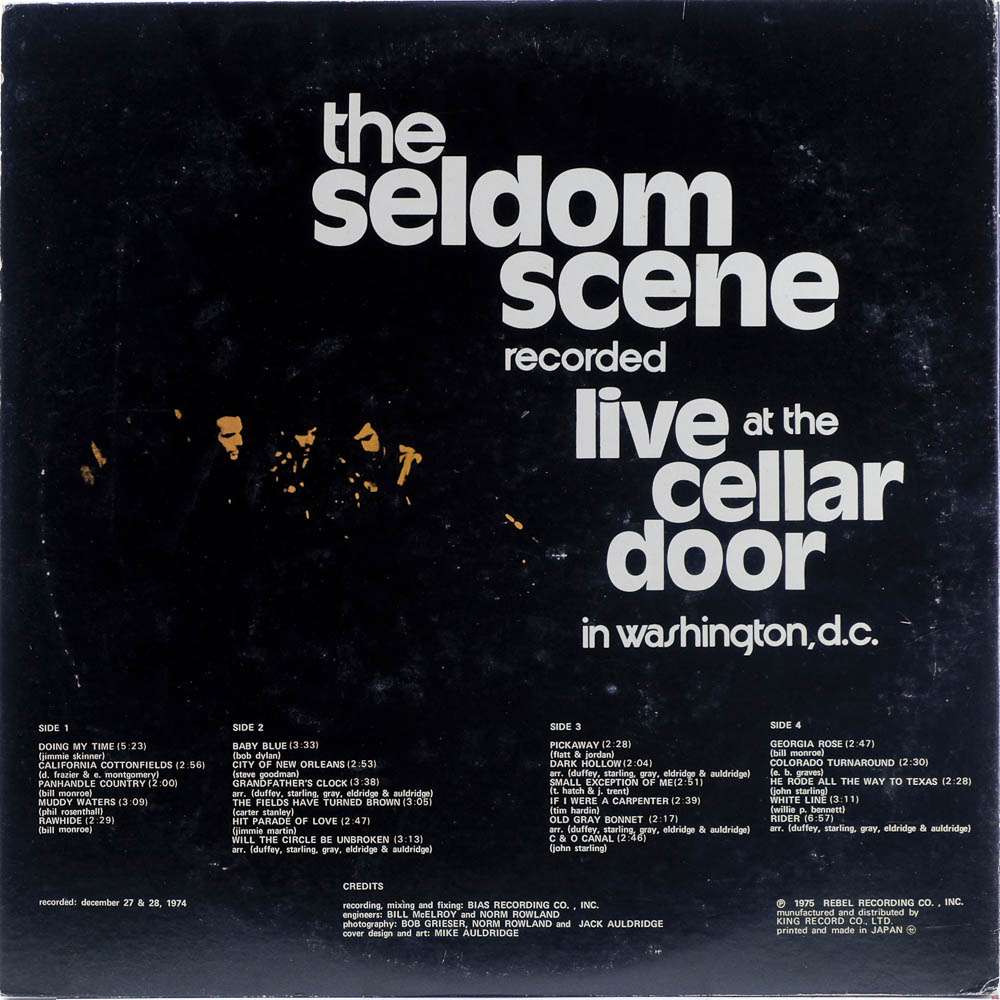 The Seldom Scene - Live At The Cellar Door - Raw Music Store