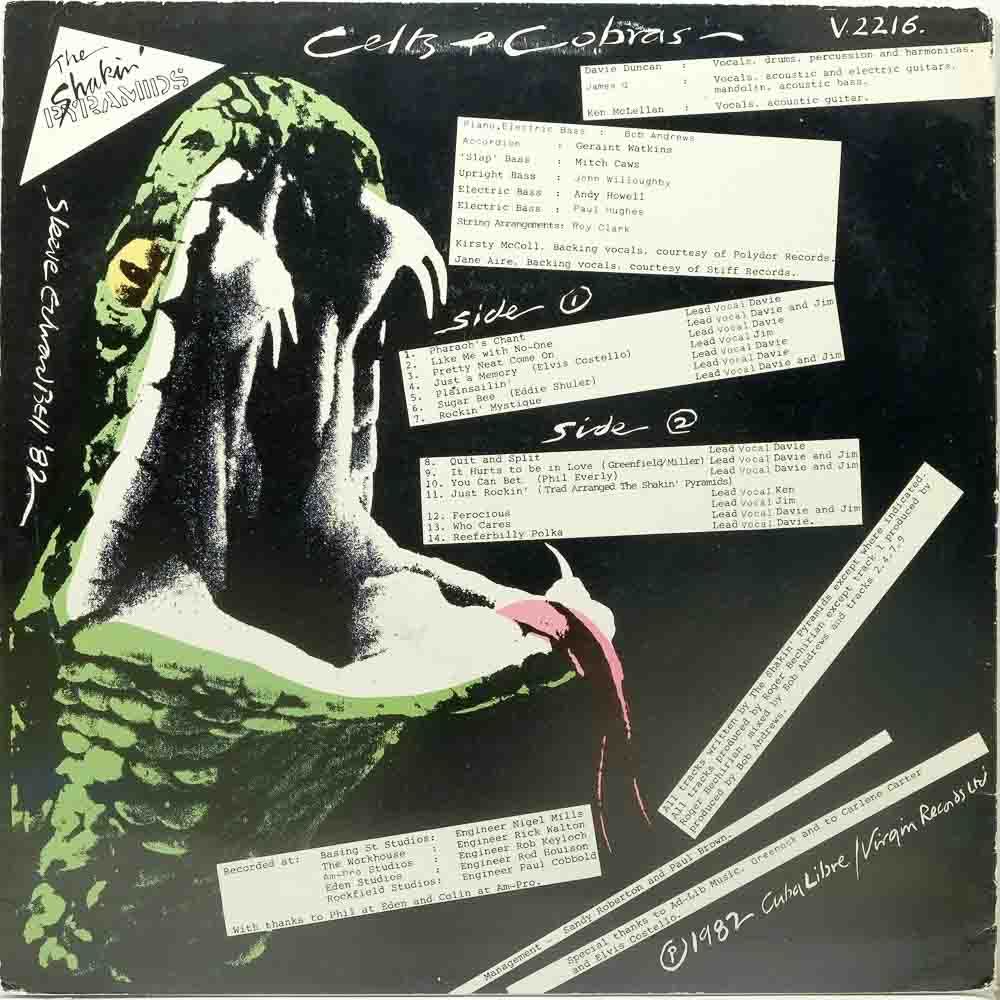 The Shakin' Pyramids - Celts And Cobras - Raw Music Store