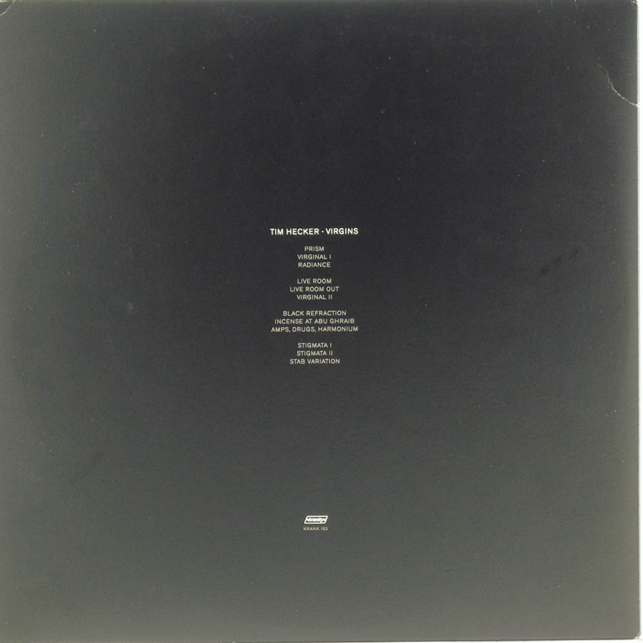 Tim Hecker - Virgins - Raw Music Store