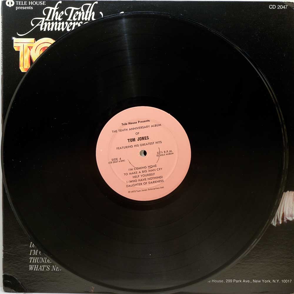 Tom Jones - The Tenth Anniversary Album Of Tom Jones Featuring His ...