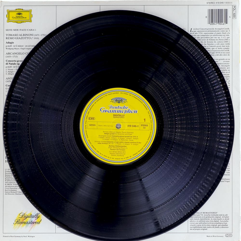 Tomaso Albinoni, Arcangelo Corelli, Antonio Vivaldi, Johann Pachelbel ...