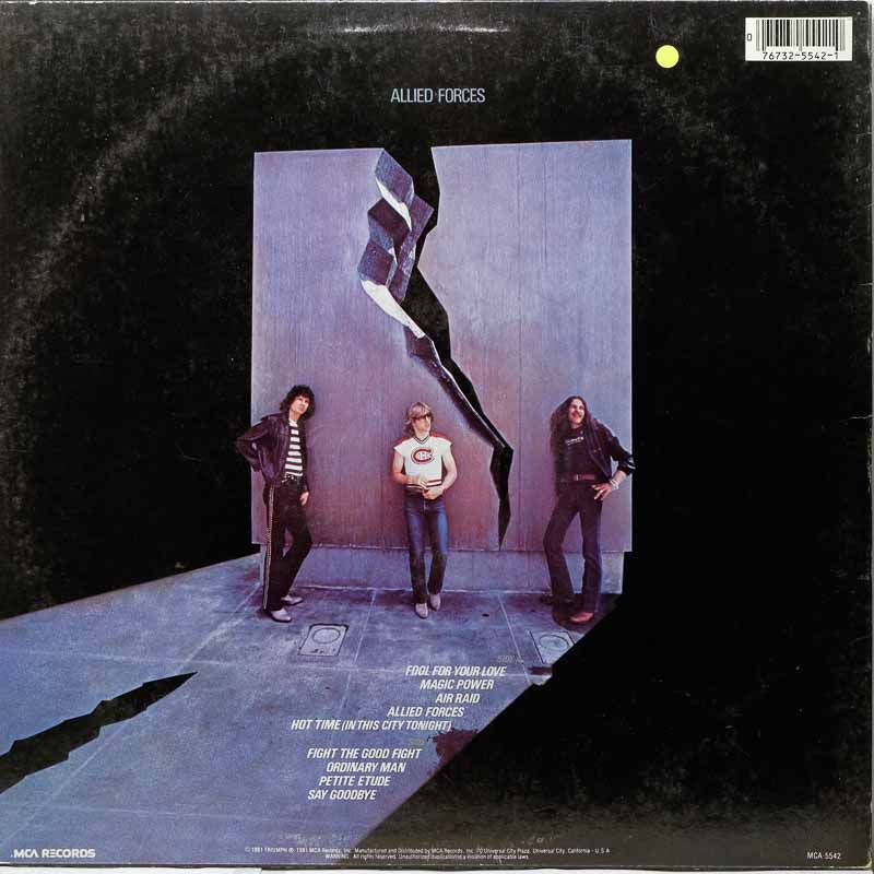 Triumph - Allied Forces - Raw Music Store