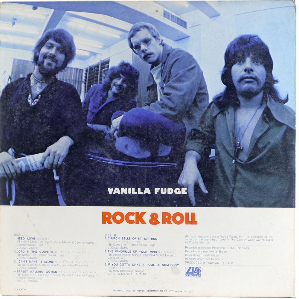 Vanilla Fudge - Rock & Roll - Raw Music Store