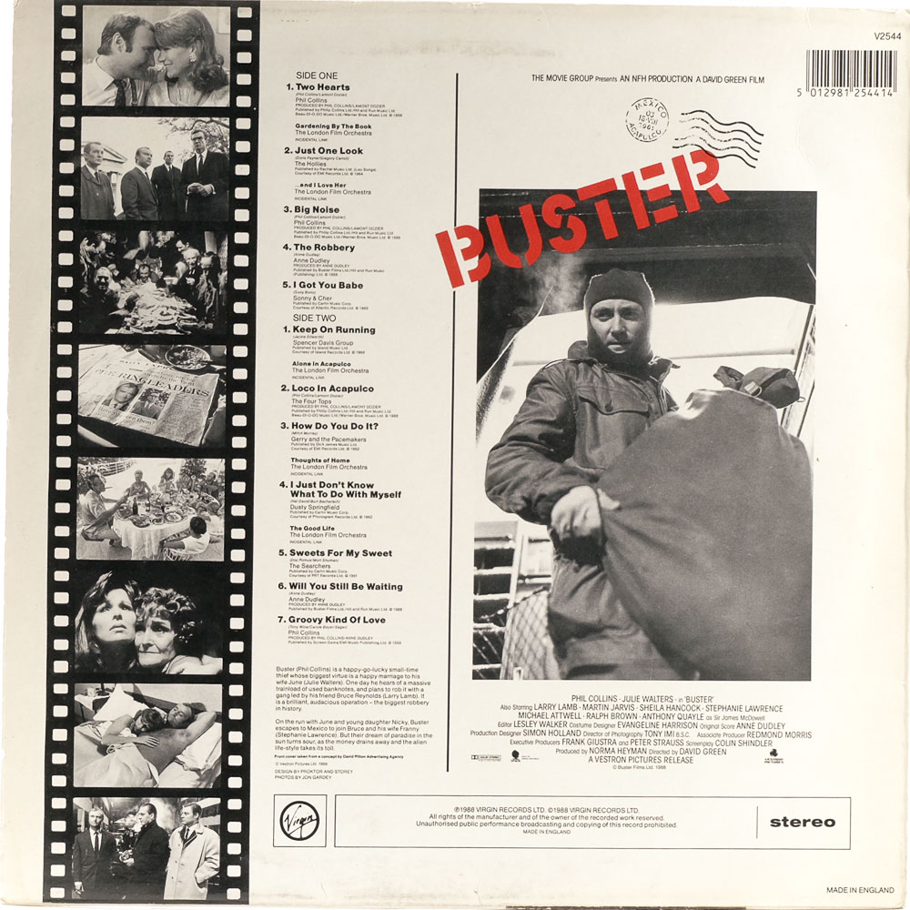 Various - Buster - Original Motion Picture Soundtrack - Raw Music Store