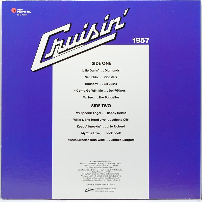Various - Cruisin' 1957 - Raw Music Store