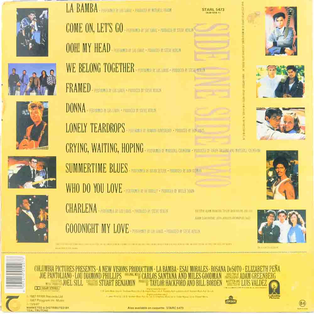 Various - La Bamba - Original Motion Picture Soundtrack - Raw Music Store