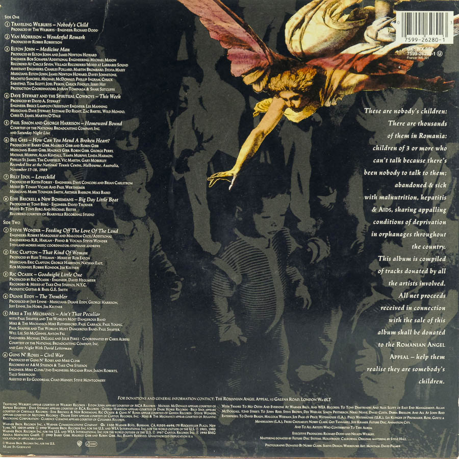 Various - Nobody's Child - Romanian Angel Appeal - Raw Music Store
