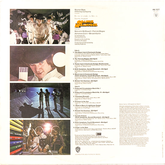 Various - Orange Mecanique (A clockwork Orange Soundtrack) - Raw Music ...