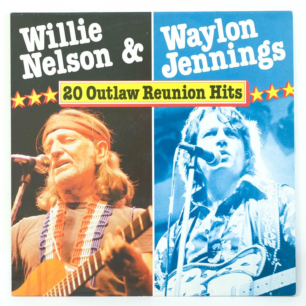 Waylon Jennings & Willie Nelson - 20 Outlaw Reunion Hits - Raw Music Store