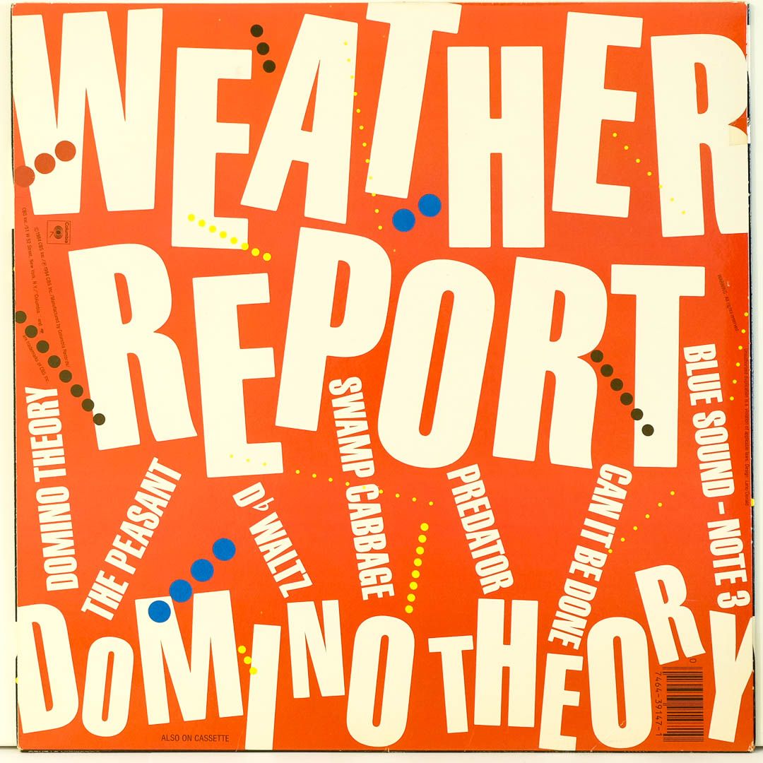Weather Report - Domino Theory - Raw Music Store