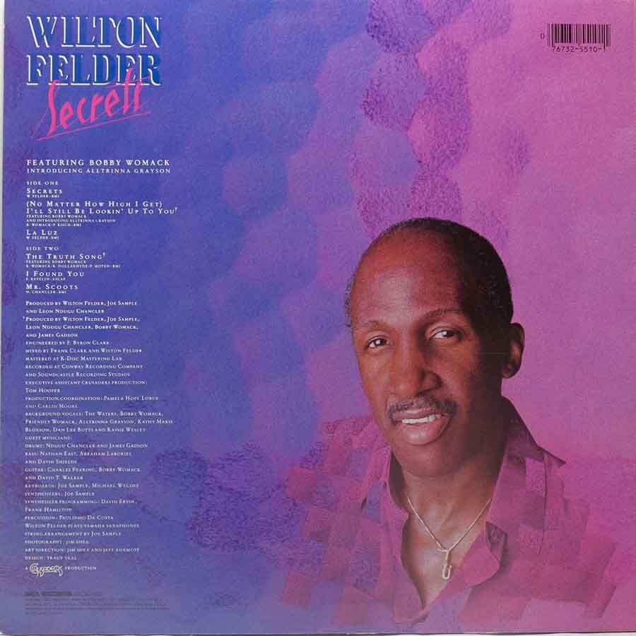 Wilton Felder Featuring Bobby Womack Introducing Alltrinna Grayson ...