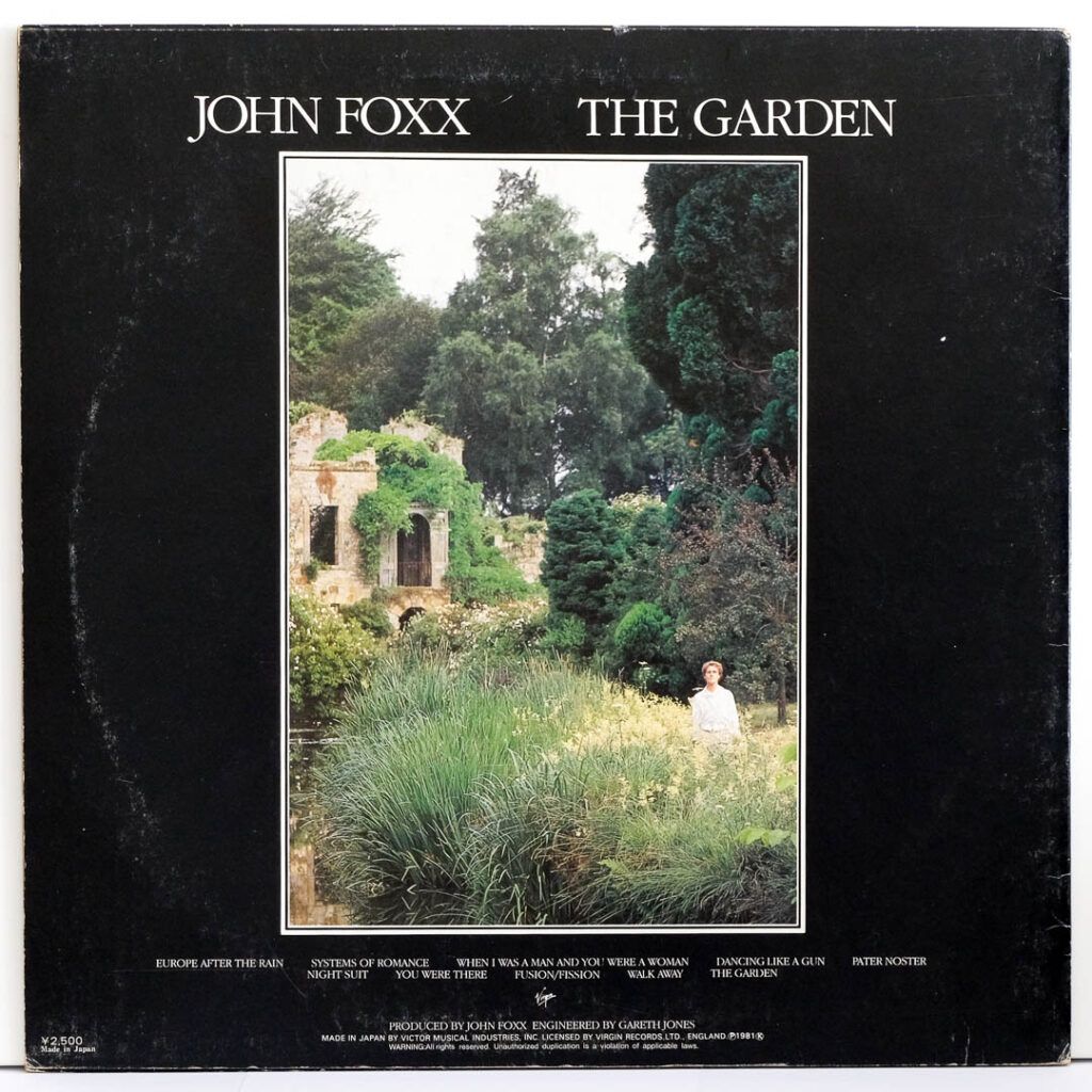John Foxx - The Garden - Raw Music Store