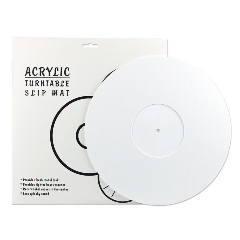 Turntable Acrylic Slipmat - White - Raw Music Store