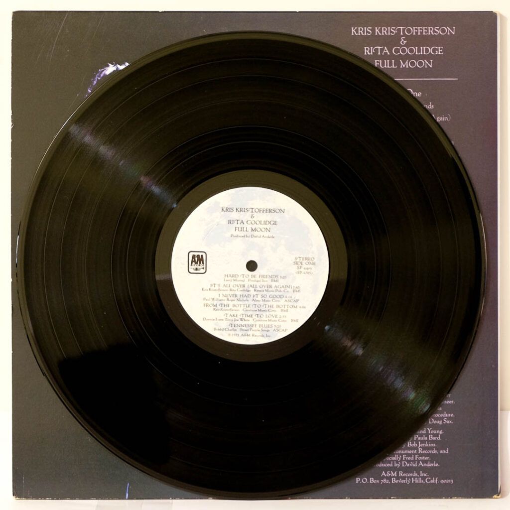 Kris Kristofferson & Rita Coolidge - Full Moon - Raw Music Store