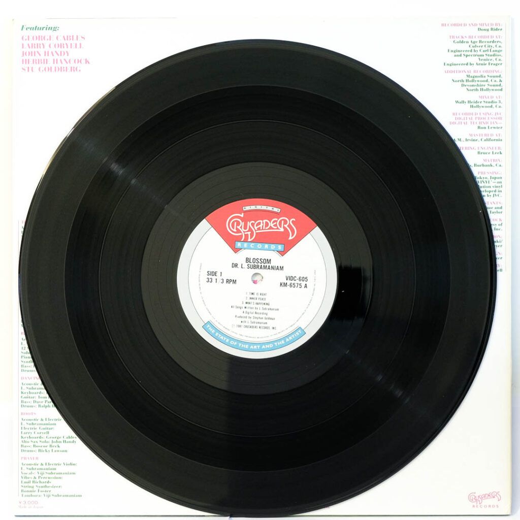 L. Subramaniam - Blossom - Raw Music Store