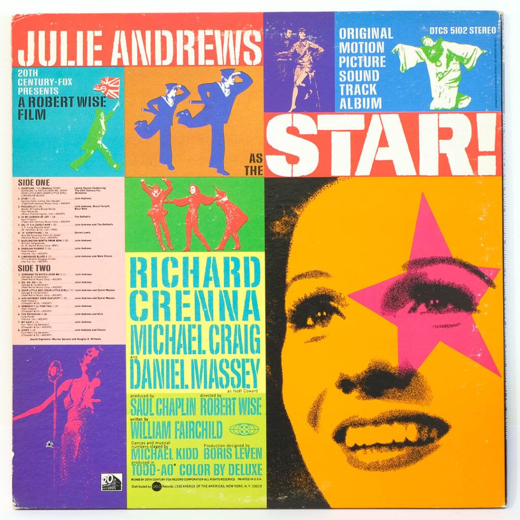 Julie Andrews - Star! (Original Motion Picture Sound Track Album) - Raw ...