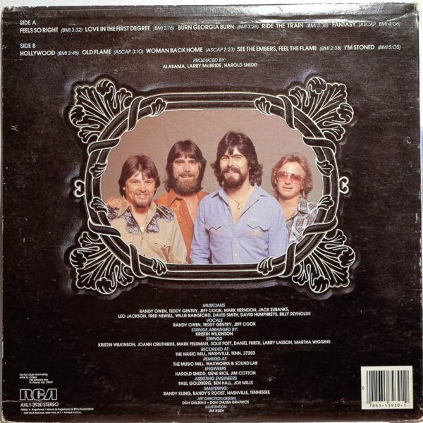 Alabama - Feels So Right - Raw Music Store