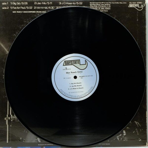 Max Roach - Solos - Raw Music Store