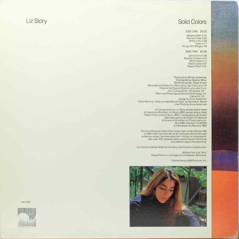 Liz Story - Solid Colors - Raw Music Store
