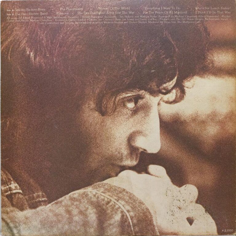 Albert Hammond - The Free Electric Band - Raw Music Store