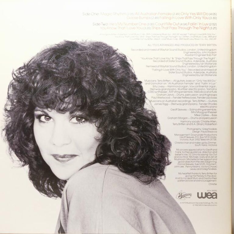 Christie Allen - Goose Bumps - Raw Music Store