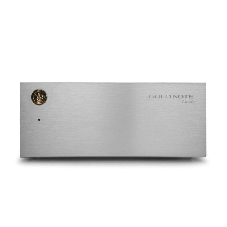Gold Note PA-10 Compact Power Amplifier - Silver - Raw Music Store