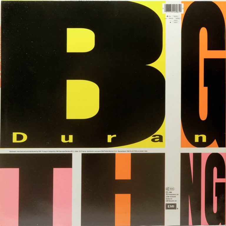 Duran Duran - Big Thing - Raw Music Store