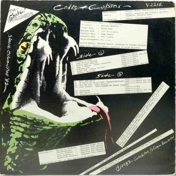 The Shakin' Pyramids - Celts And Cobras - Raw Music Store