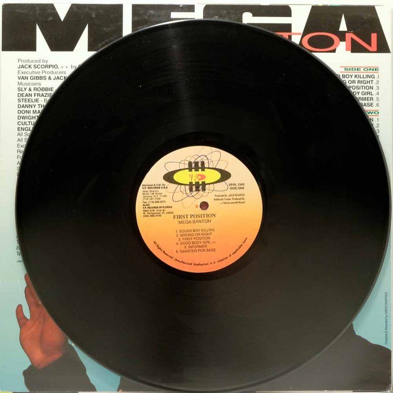Mega Banton - First Position - Raw Music Store