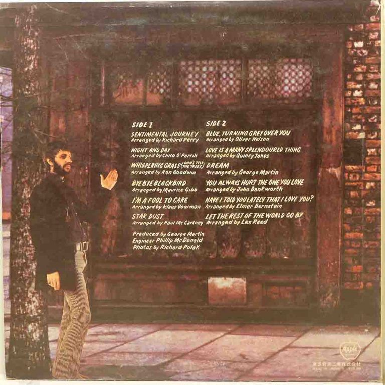 Ringo Starr - Sentimental Journey - Raw Music Store