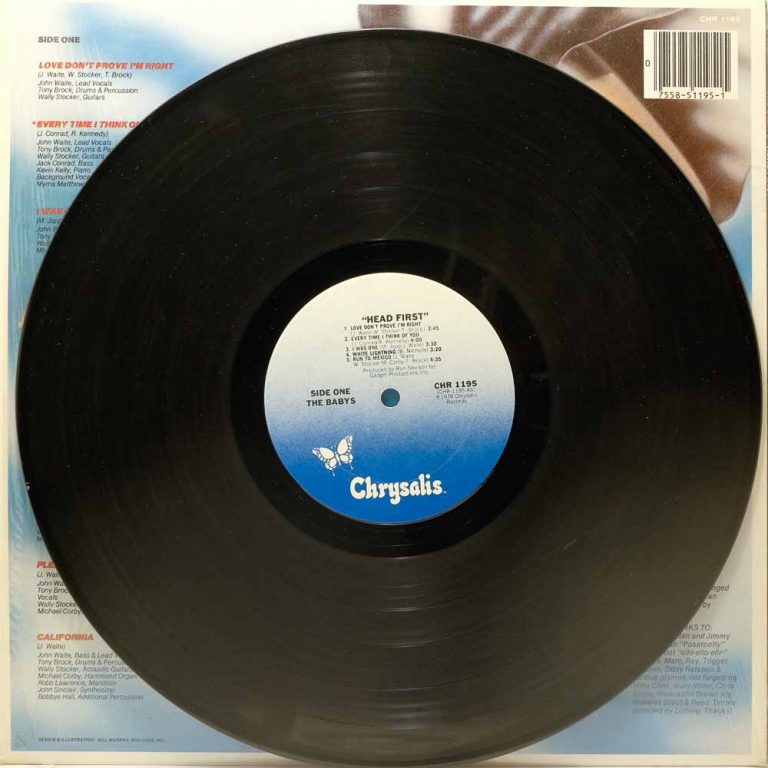 The Babys - Head First - Raw Music Store