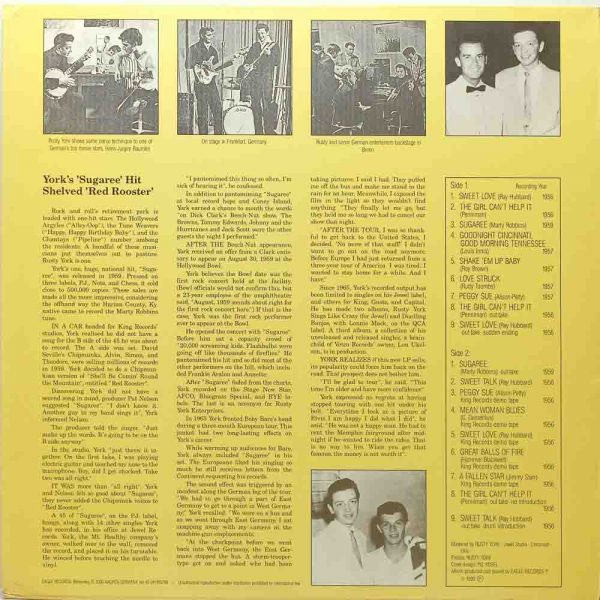 Rusty York - Sweet Love - Raw Music Store