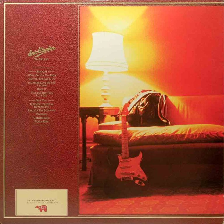 Eric Clapton - Backless - Raw Music Store