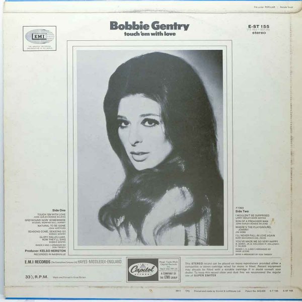Bobbie Gentry - Touch 'Em With Love - Raw Music Store