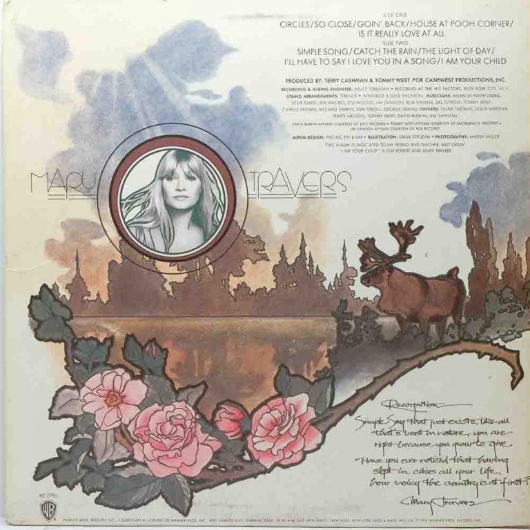 Mary Travers - Circles - Raw Music Store