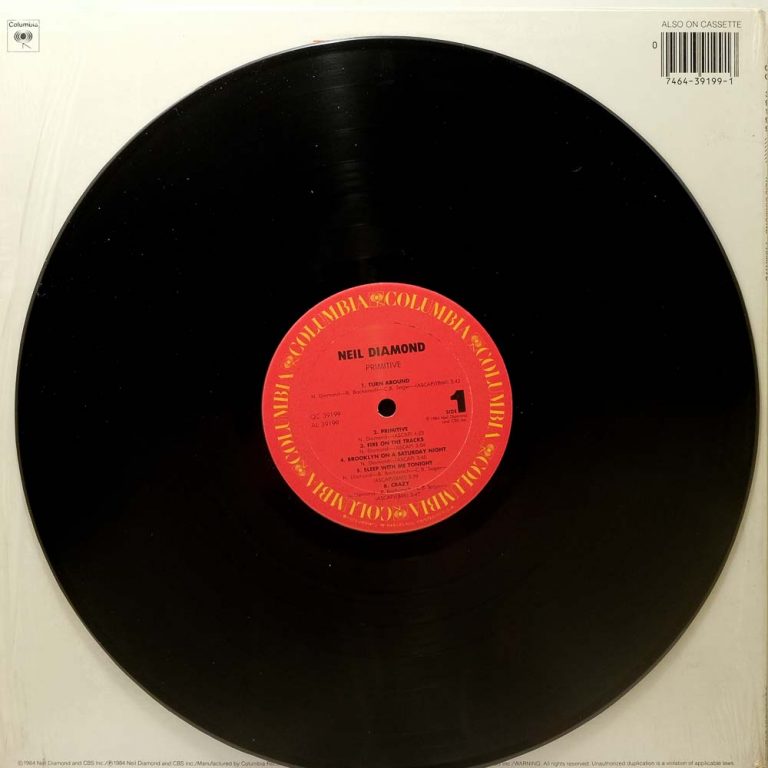 Neil Diamond - Primitive - Raw Music Store