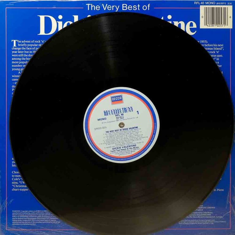 Dickie Valentine - The Very Best Of Dickie Valentine - Raw Music Store