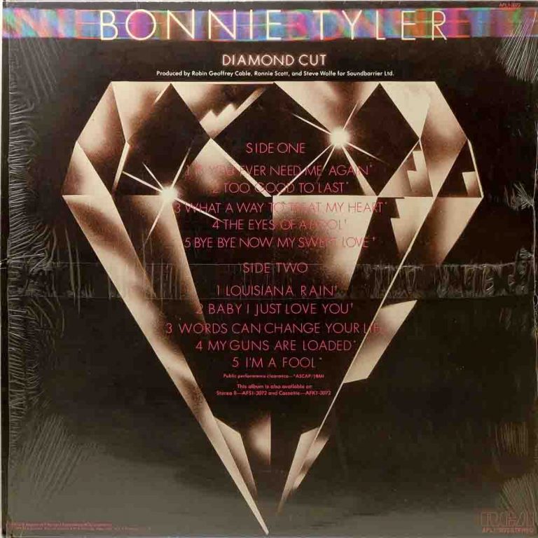 Bonnie Tyler - Diamond Cut - Raw Music Store