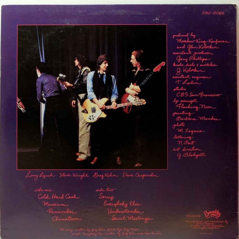 Greg Kihn Band - Next Of Kihn - Raw Music Store