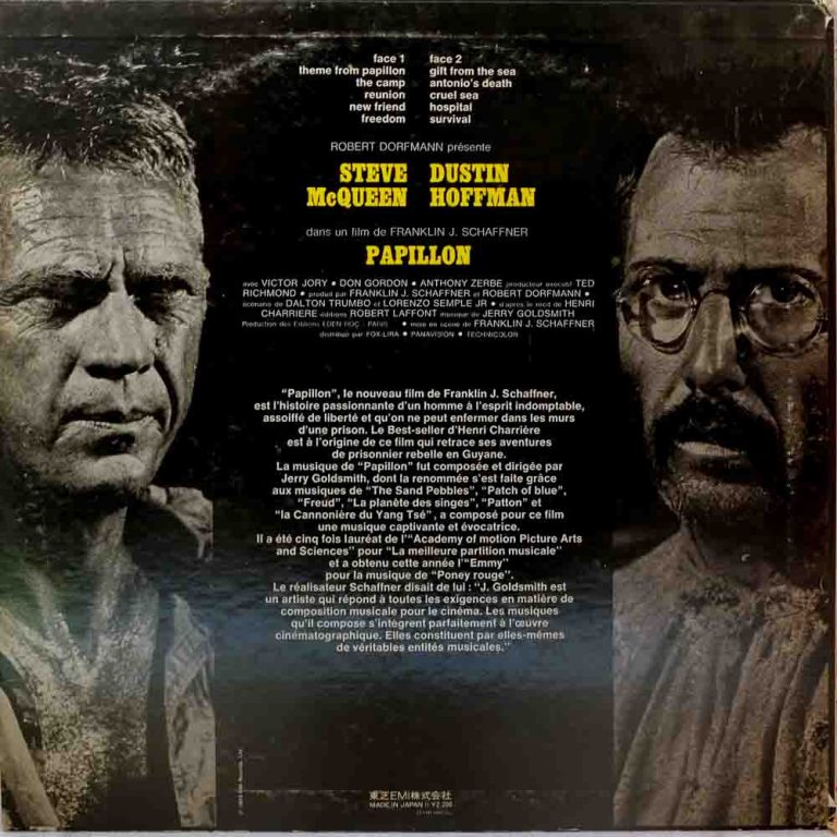 Jerry Goldsmith - Papillon (Bande Sonore Originale Du Film = Original ...