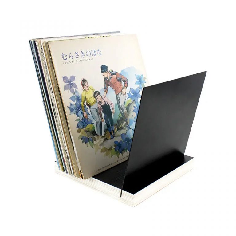 Metal Vinyl Record Storage Stand - Raw Music Store